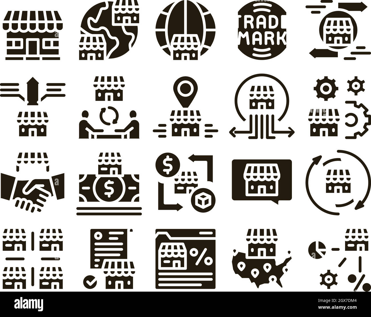 Marketing growth glyph icon Cut Out Stock Images & Pictures - Alamy