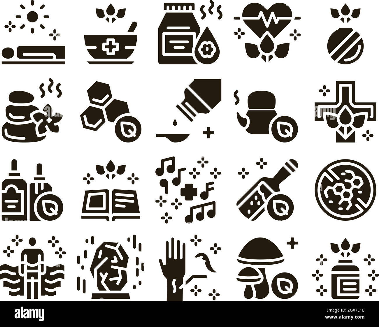 Traditional alternative therapy medicine Stock Vector Images - Alamy