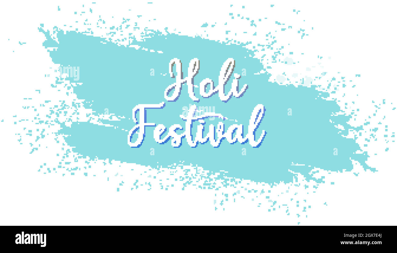 Happy Holi festival poster design with colorful background Stock Vector ...