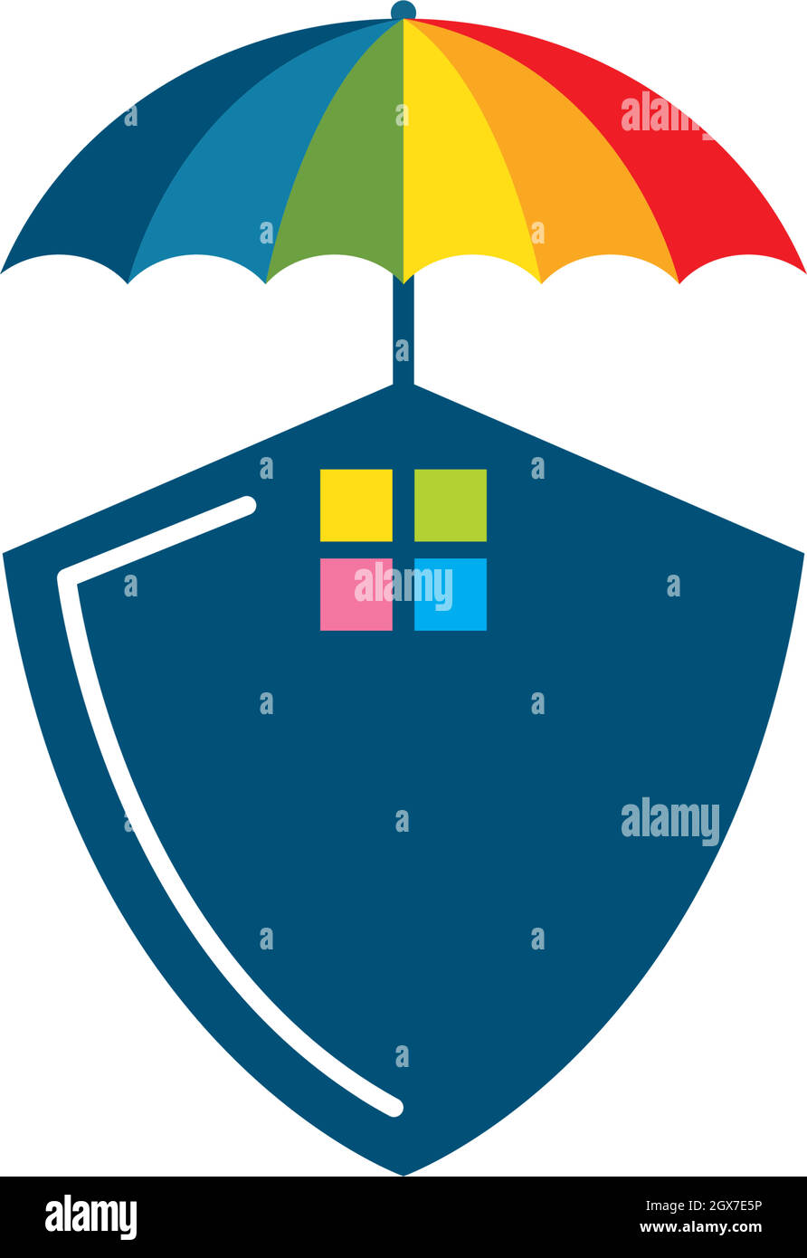 Insurance vector umbrella hi-res stock photography and images - Alamy