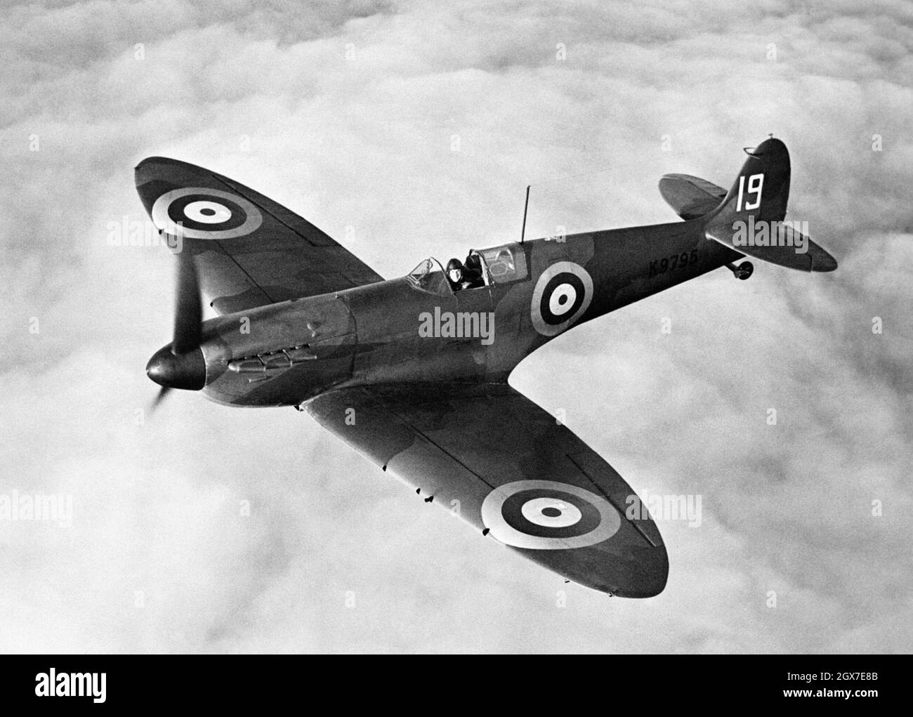 The Mk1 Supermarine Spitfire which was used heavily during The Battle ...