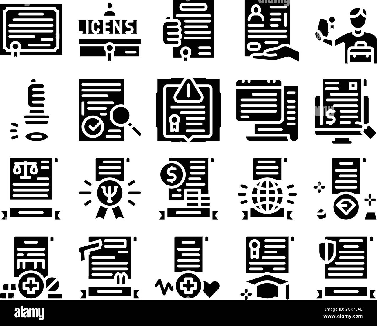 License certificate hi-res stock photography and images - Alamy