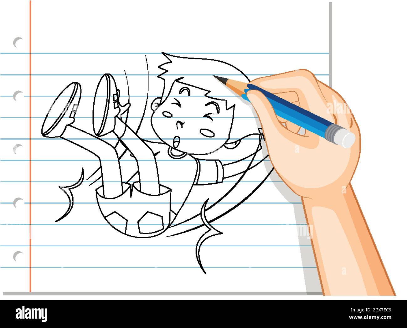 Sketch of accident Stock Vector Images - Alamy