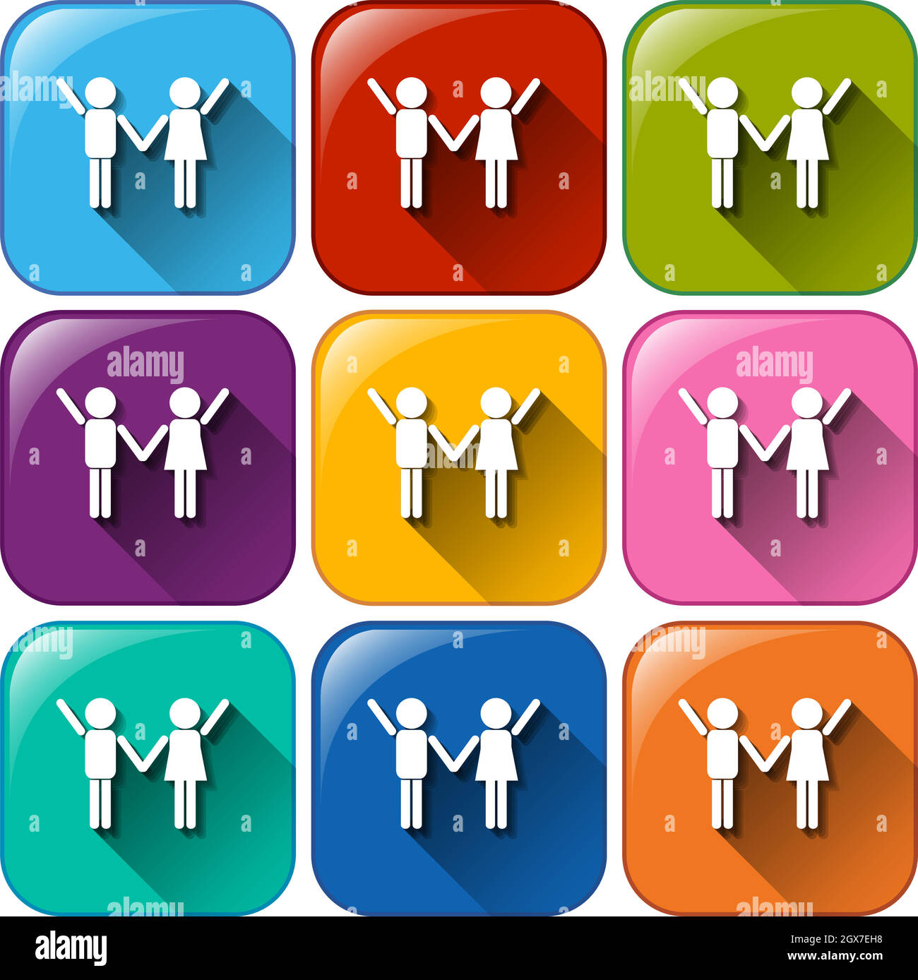 Red buttons and wife hi-res stock photography and images - Alamy