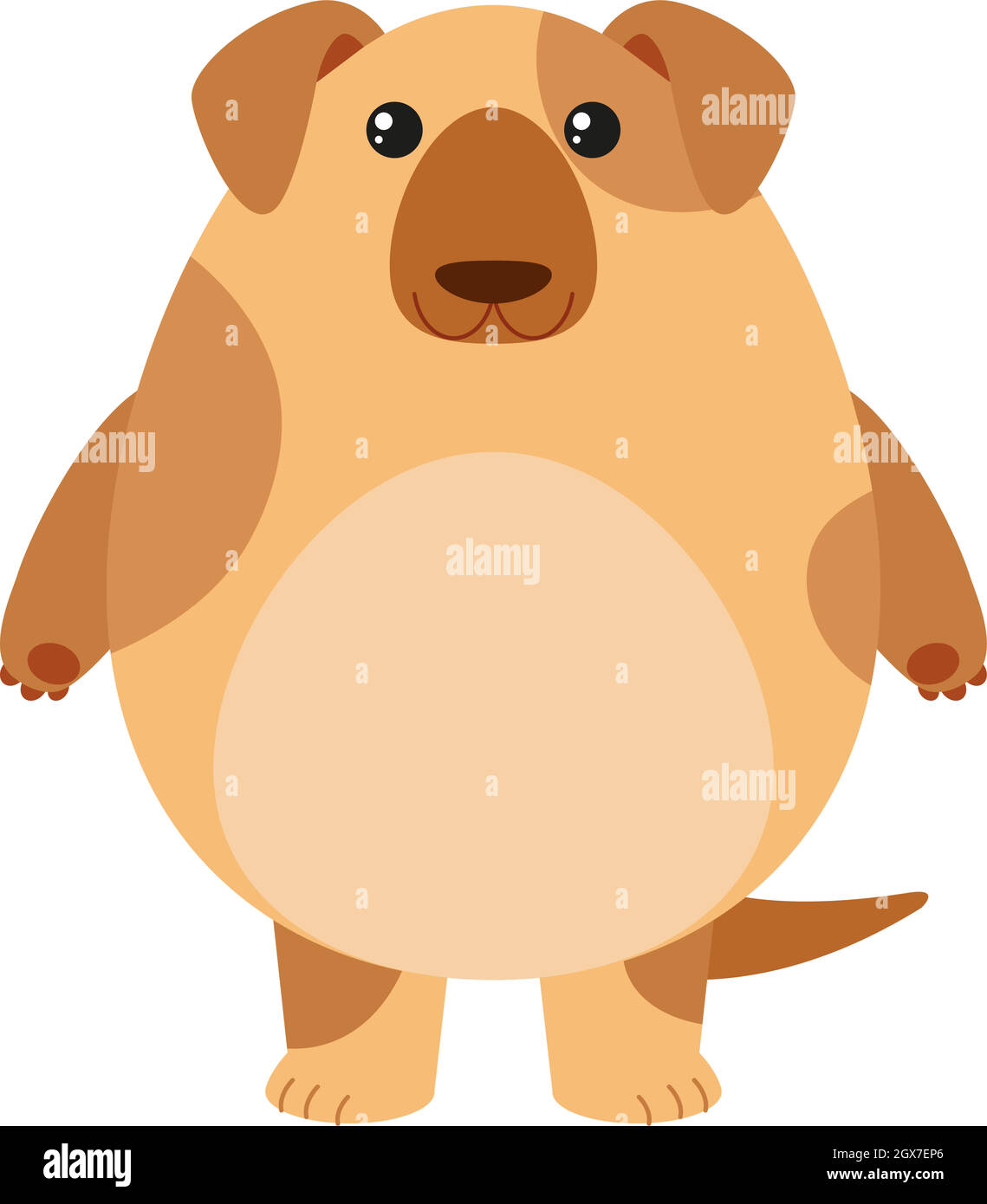 Fat Dog Drawing High Resolution Stock Photography and Images - Alamy