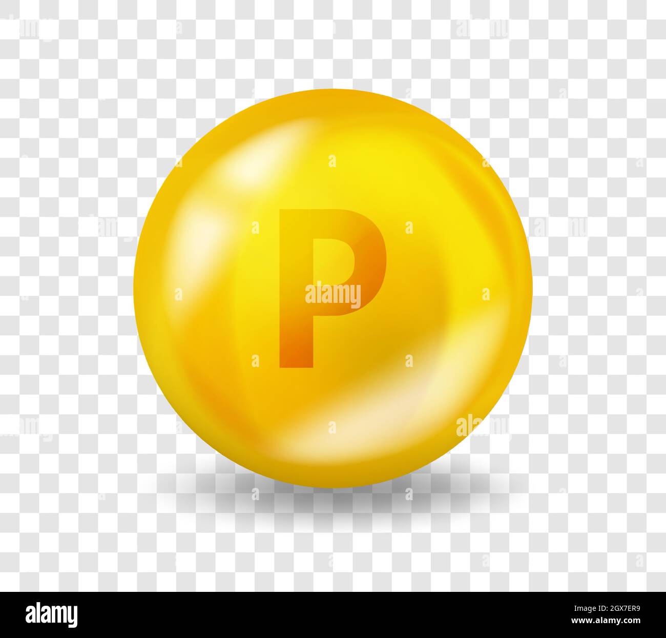 Vitamin P Flavonoid. Vitamin complex illustration concept. P Flavonoid ...