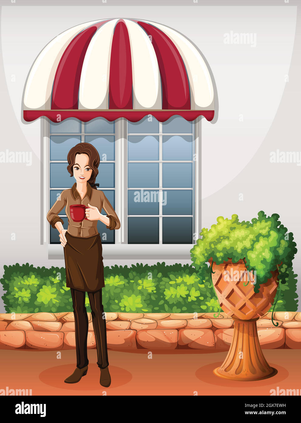 Bar lady Stock Vector Images - Alamy