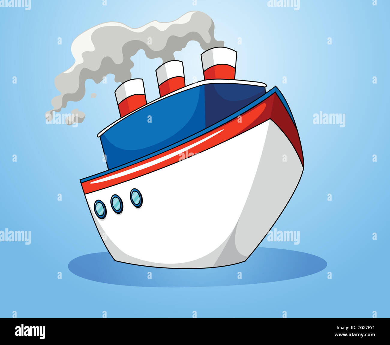 Ocean liner journey Stock Vector Images - Alamy