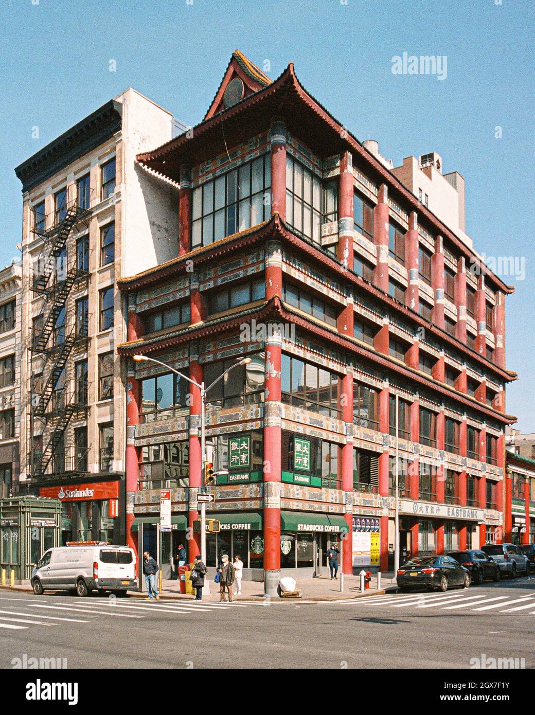 Architecture at the intersection of Canal Street and Centre Street in ...