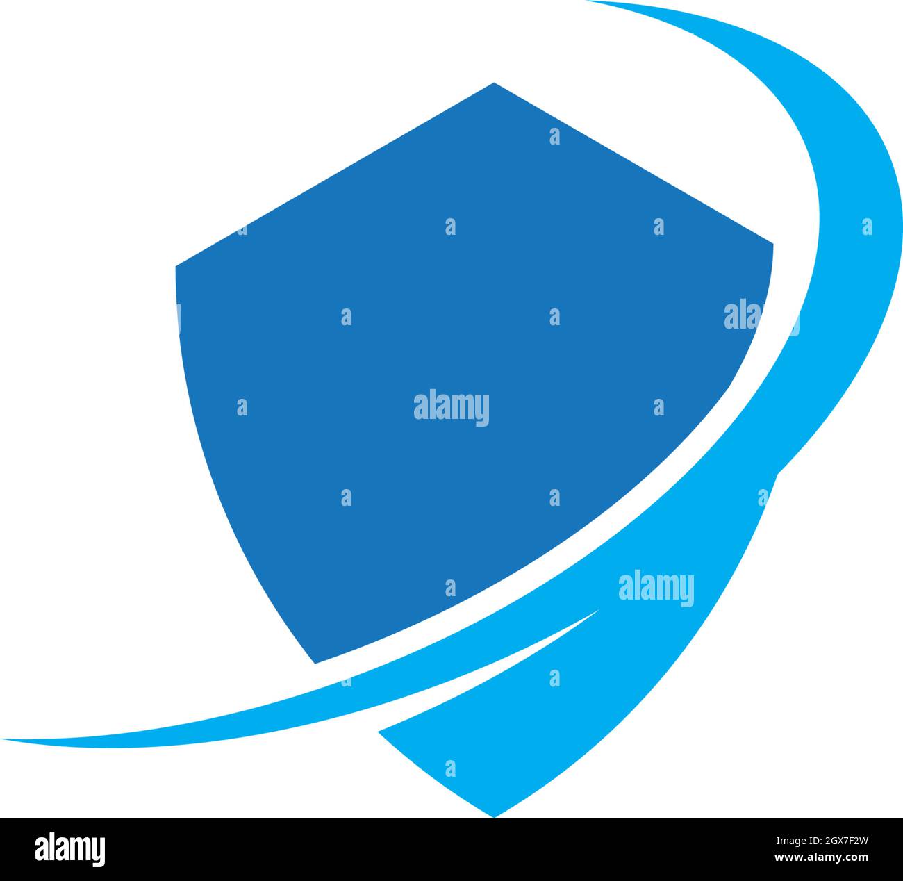 Shield symbol logo template vector illustration Stock Vector Image ...