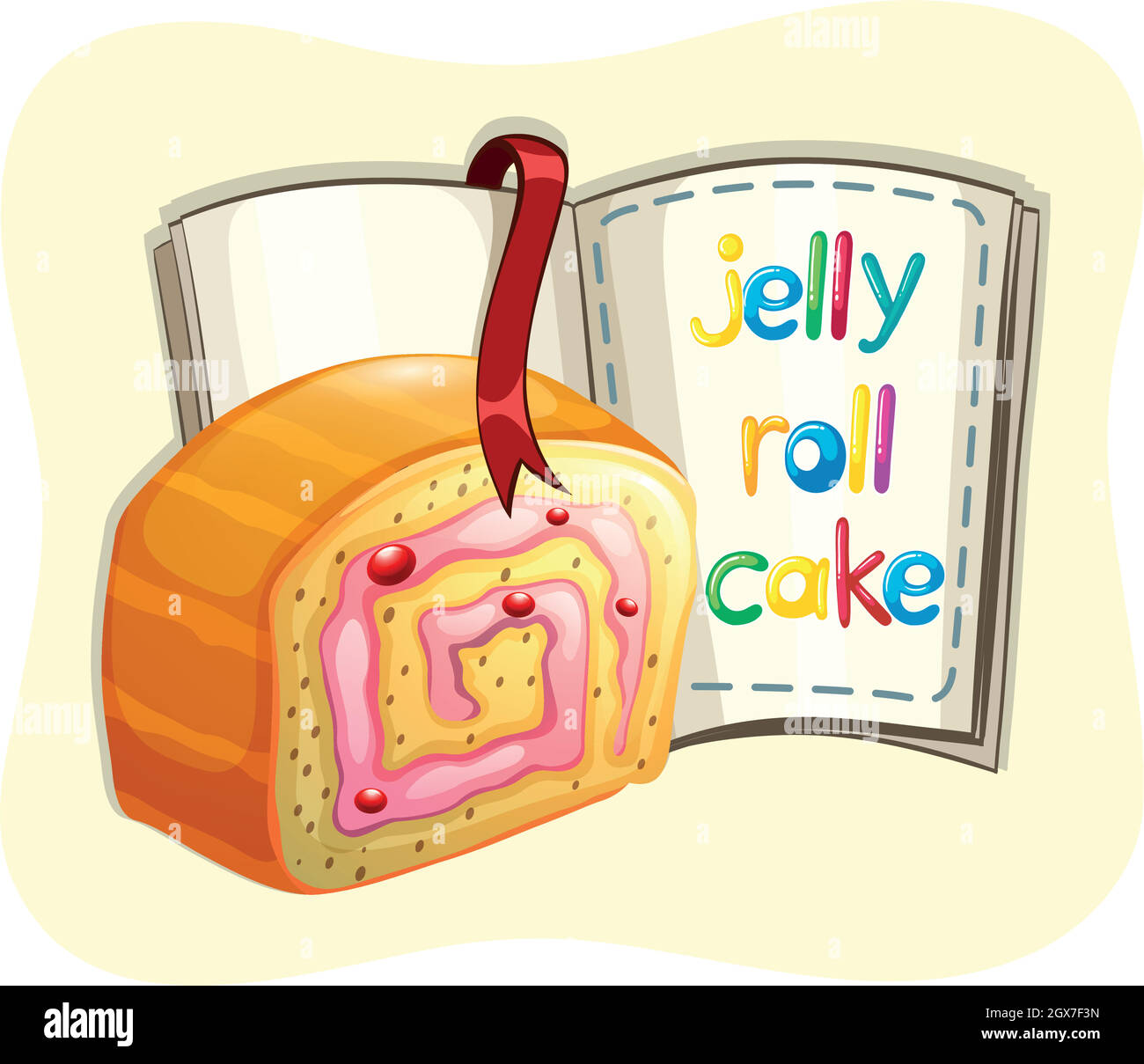 Jelly rollcake Stock Vector Images - Alamy