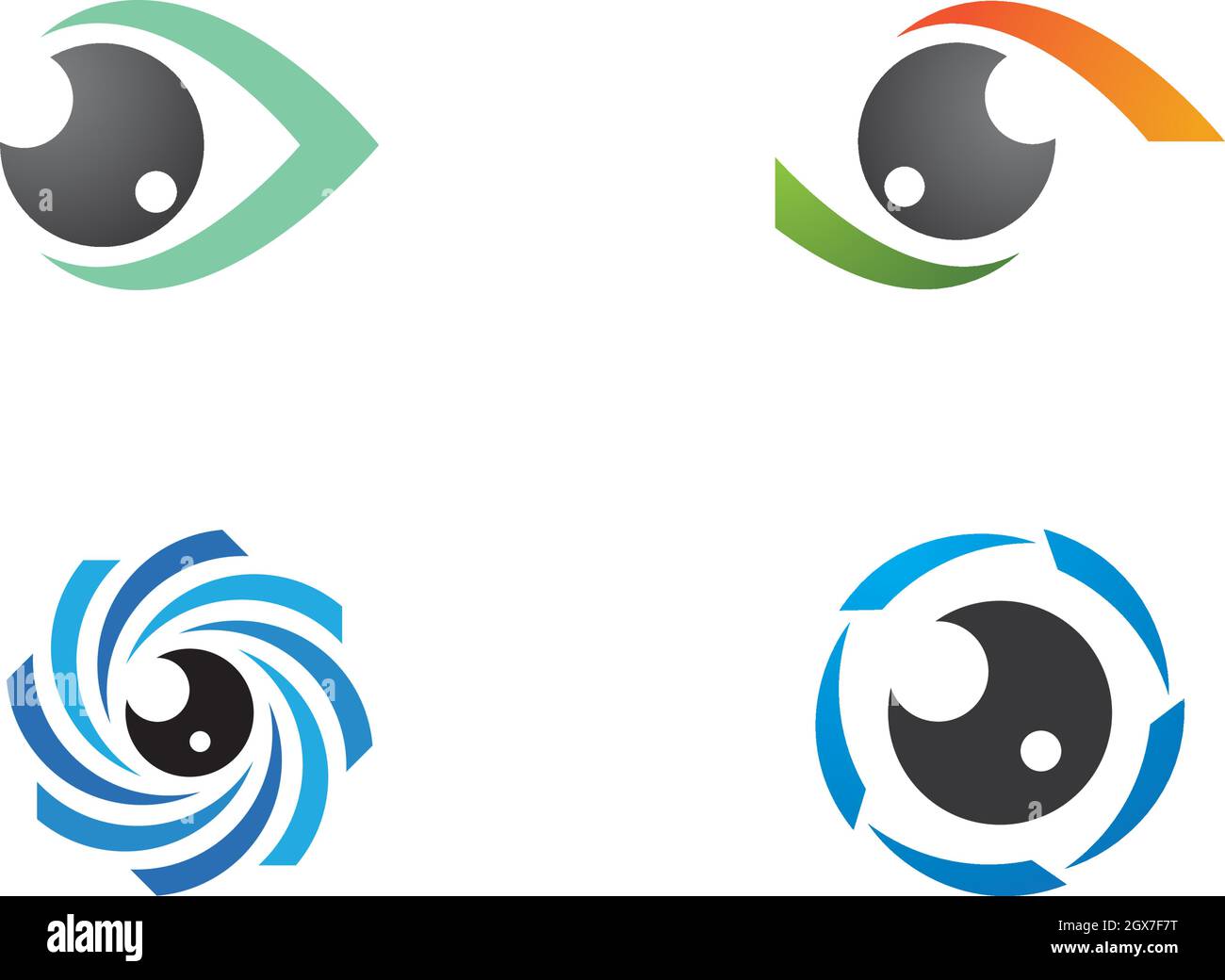 Eye ilustration vector logo design Stock Vector Image & Art - Alamy