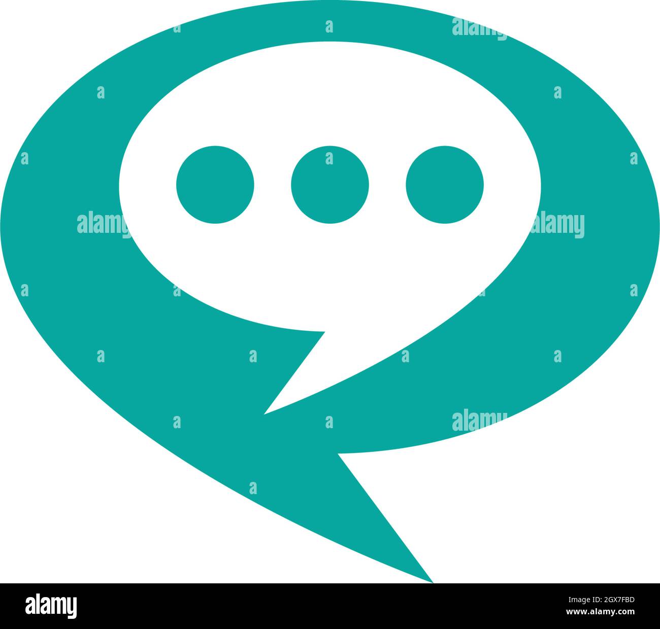 Speech bubble icon Logo template vector illustration Stock Vector Image ...