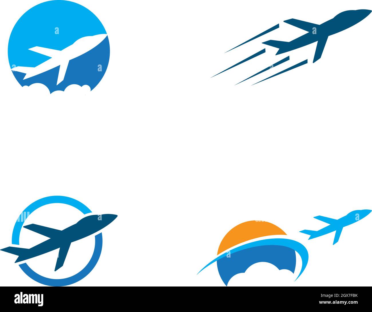Plane logo vector template Stock Vector Image & Art - Alamy