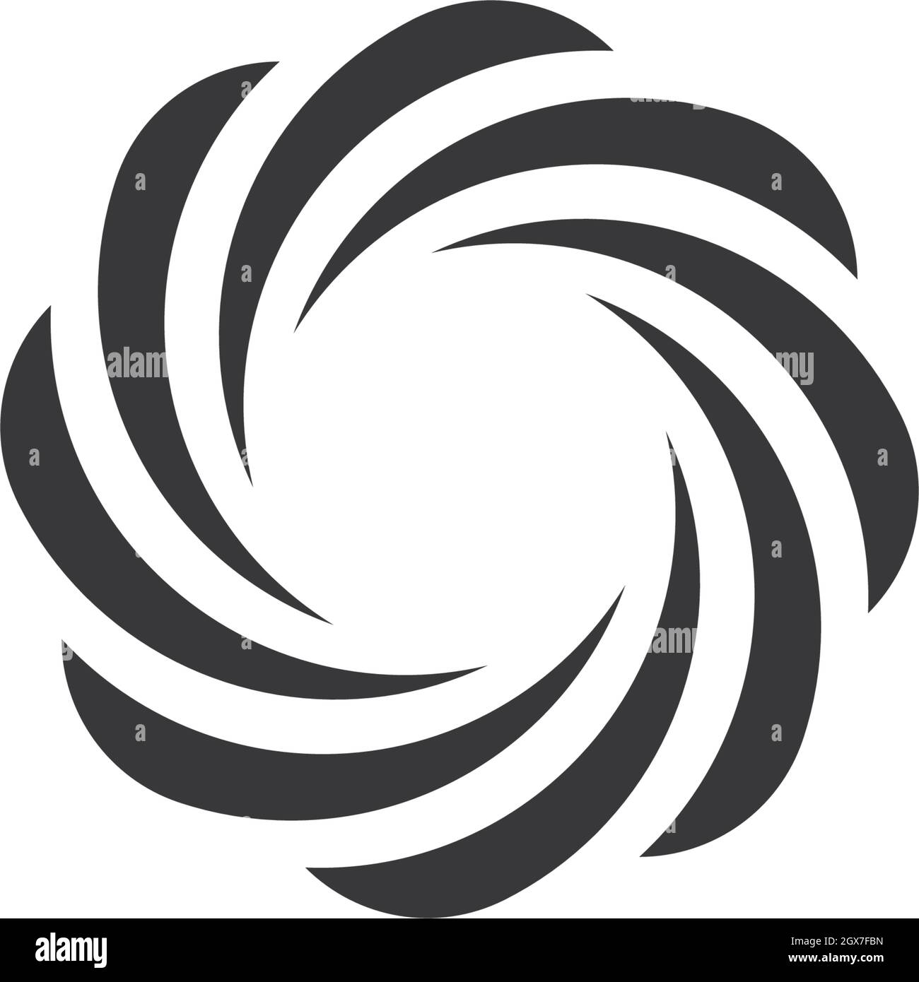 Business logo, vortex, wave and spiral icon vector template Stock ...