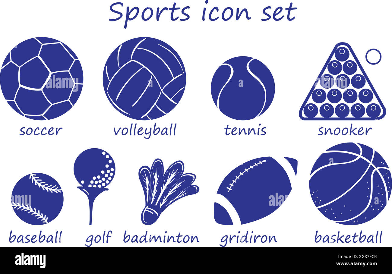 Different sports icon Stock Vector Image & Art - Alamy