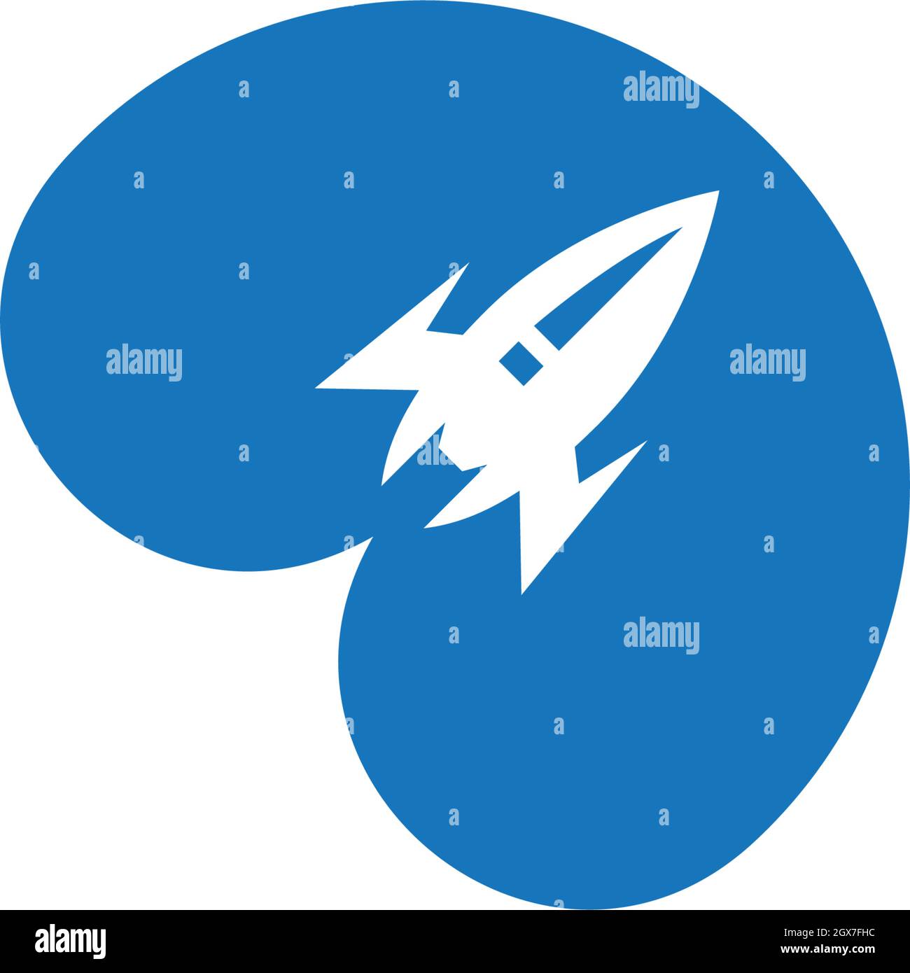 Rocket ilustration logo vector icon template Stock Vector Image & Art ...