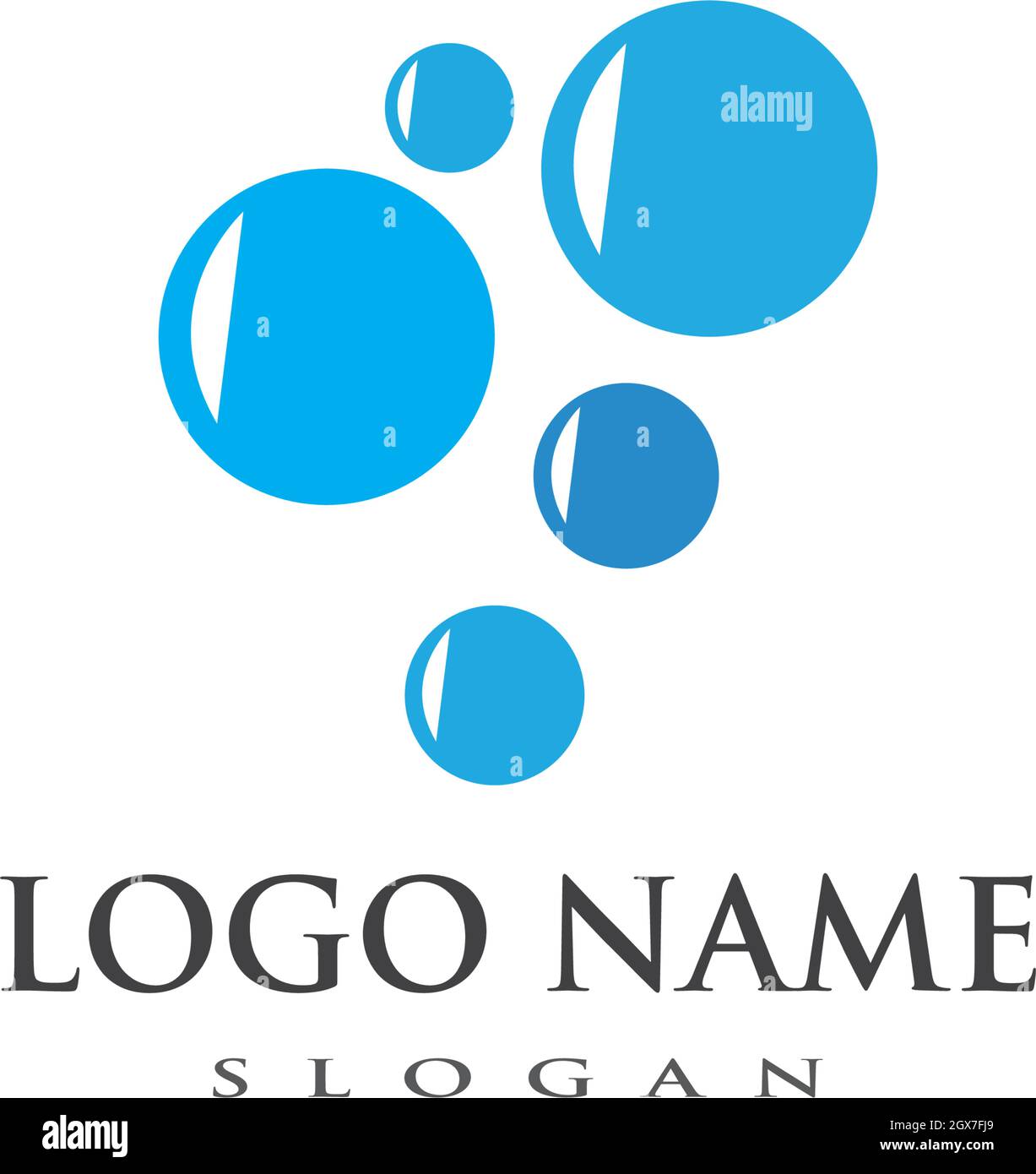 Water bubble icon for background template Stock Vector Image & Art - Alamy