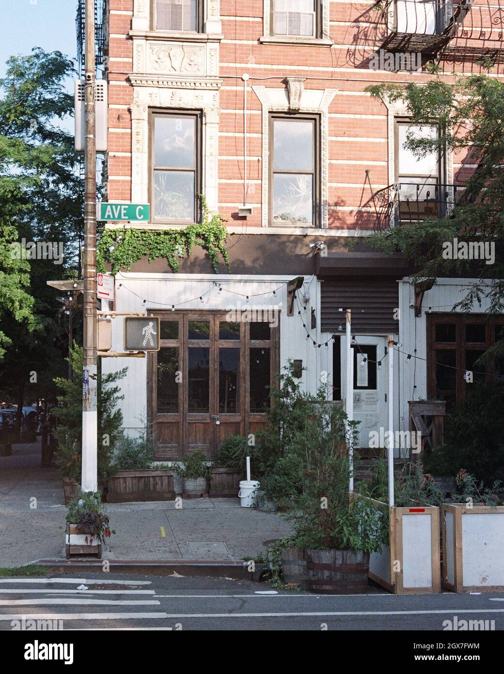 The intersection of Avenue C and 8th Street, in the East Village ...