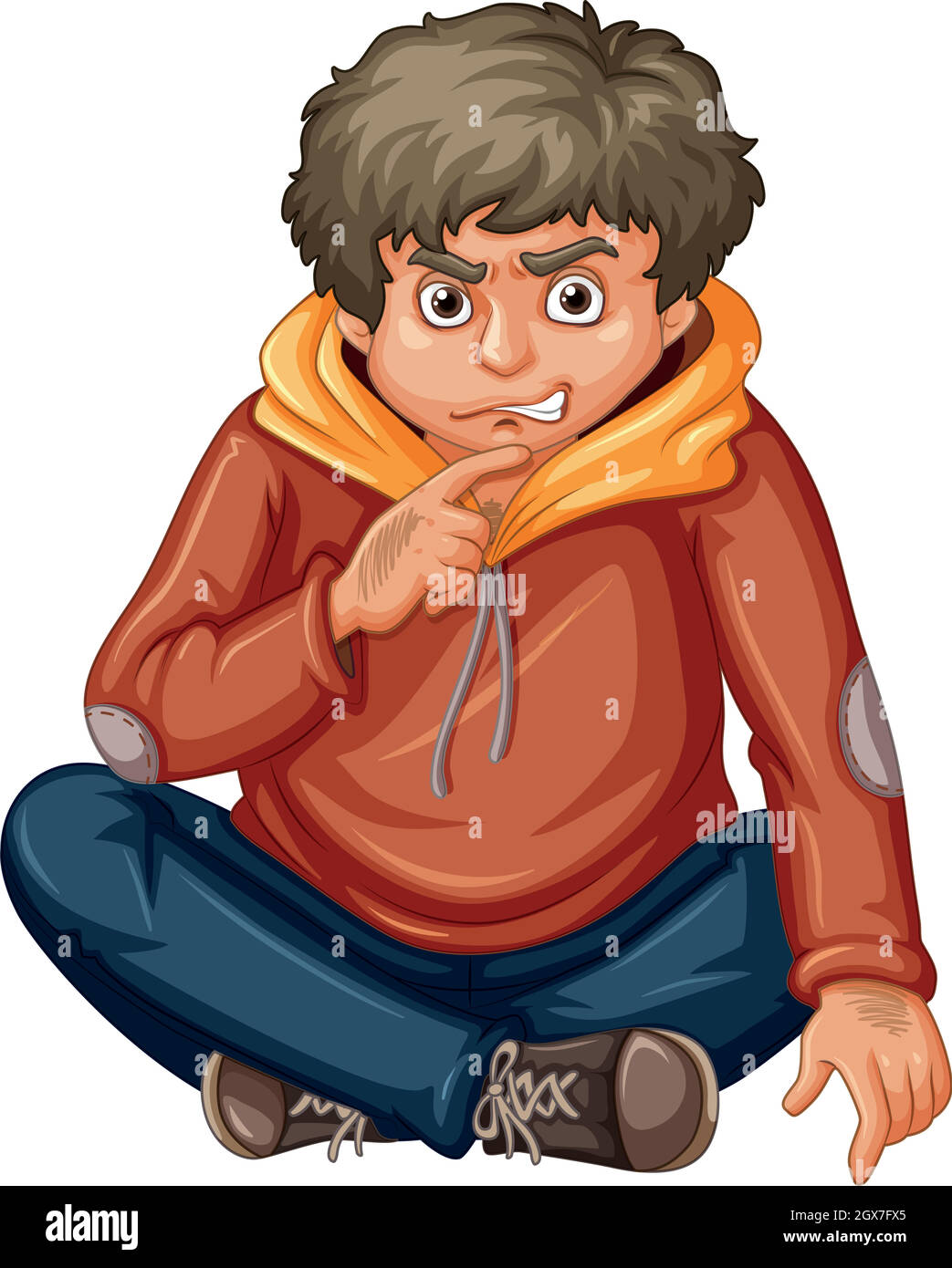 Serious angry man in Cut Out Stock Images & Pictures - Alamy