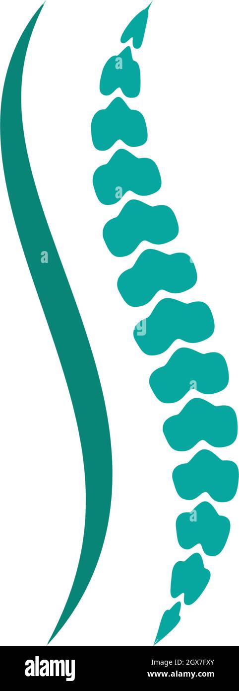 Spine diagnostics symbol logo template vector illustration design Stock ...