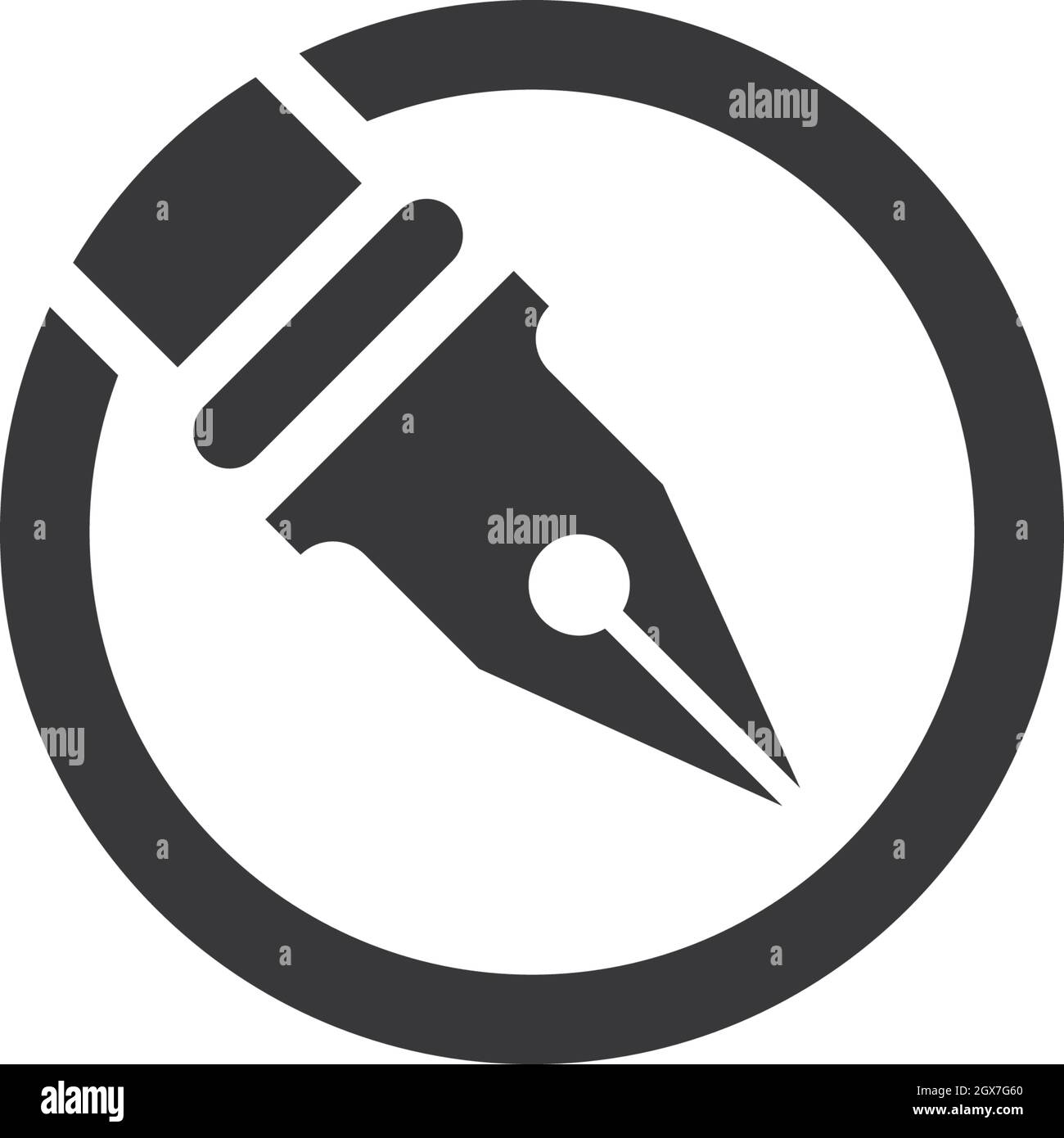 pen Logo template Vector illustration Stock Vector Image & Art - Alamy