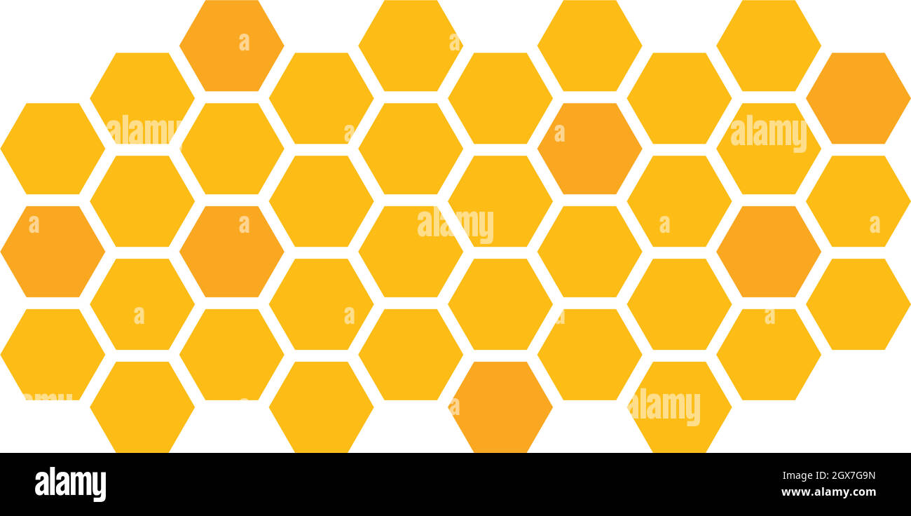 honey comb vector icon illustration Stock Vector Image & Art - Alamy
