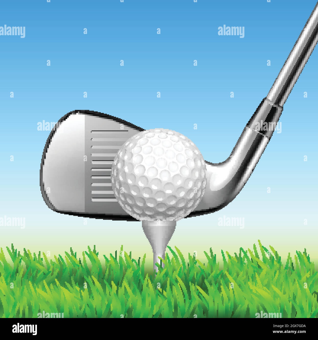 Golf Club Vector