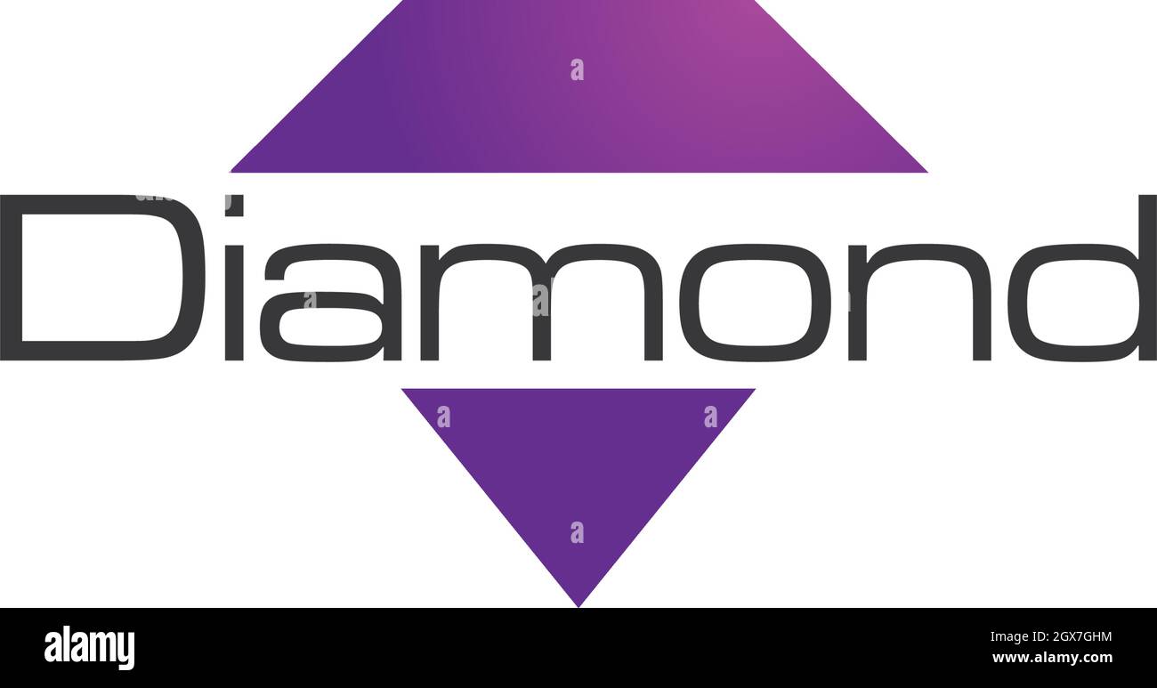 Diamond logo vector icon template Stock Vector Image & Art - Alamy