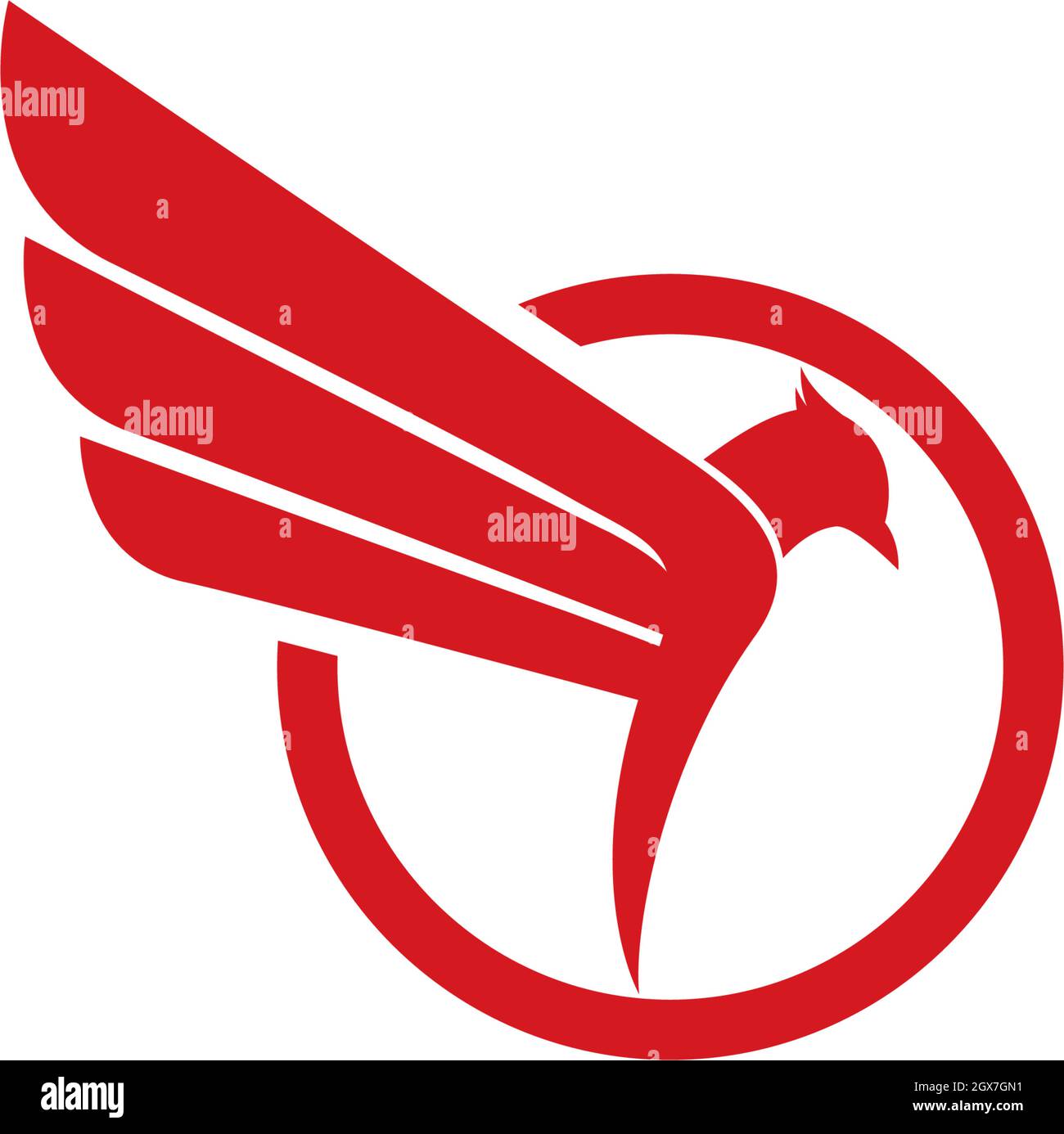 Bird Logo Template vector icon Stock Vector Image & Art - Alamy