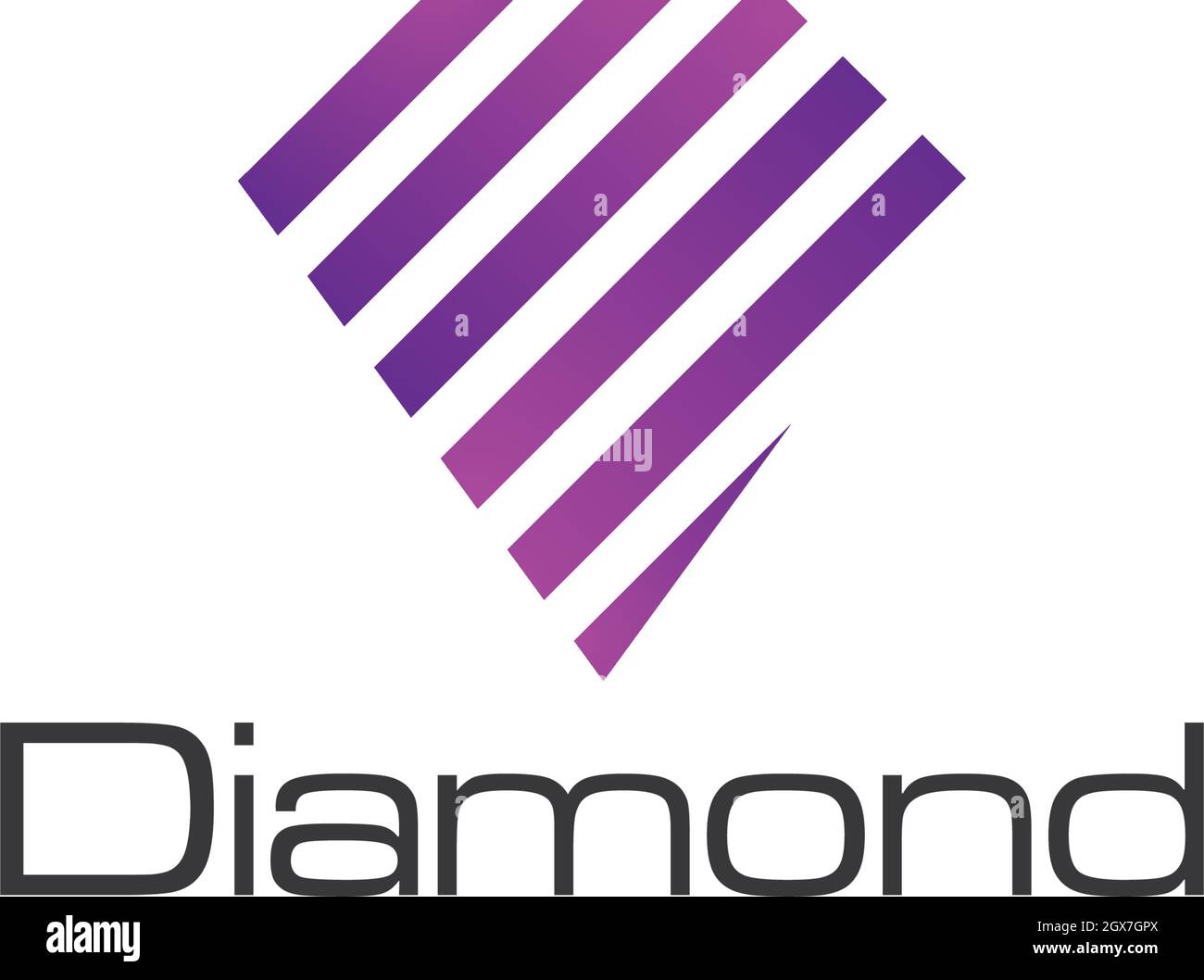 Diamond logo vector icon template Stock Vector Image & Art - Alamy