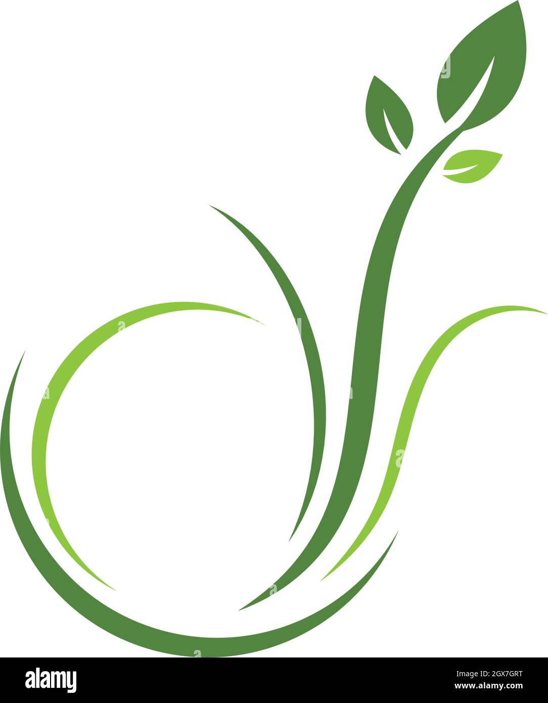 green leaf ecology nature element vector icon Stock Vector Image & Art ...