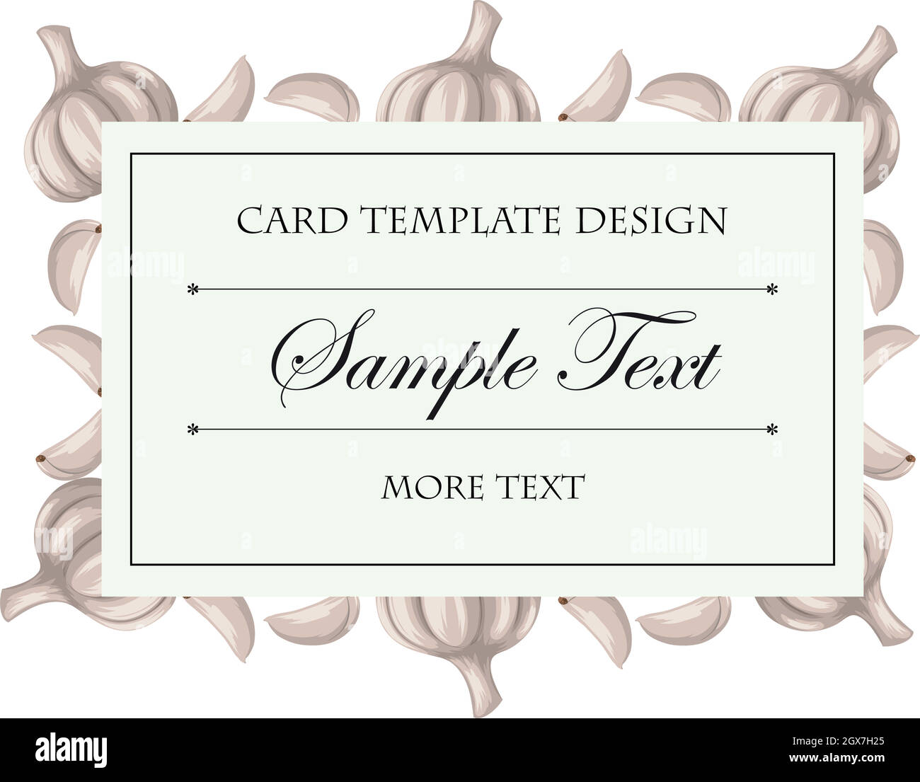 Image garlic Stock Vector Images - Alamy