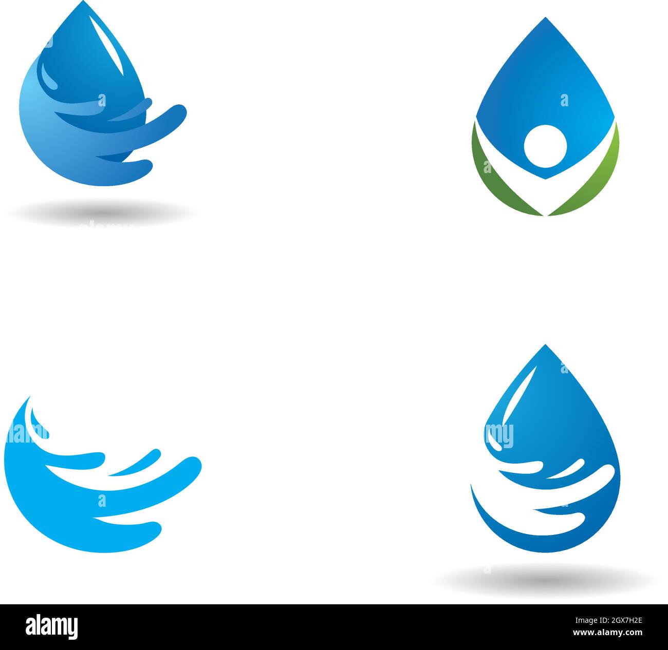 water drop Logo Template vector illustration design Stock Vector Image ...