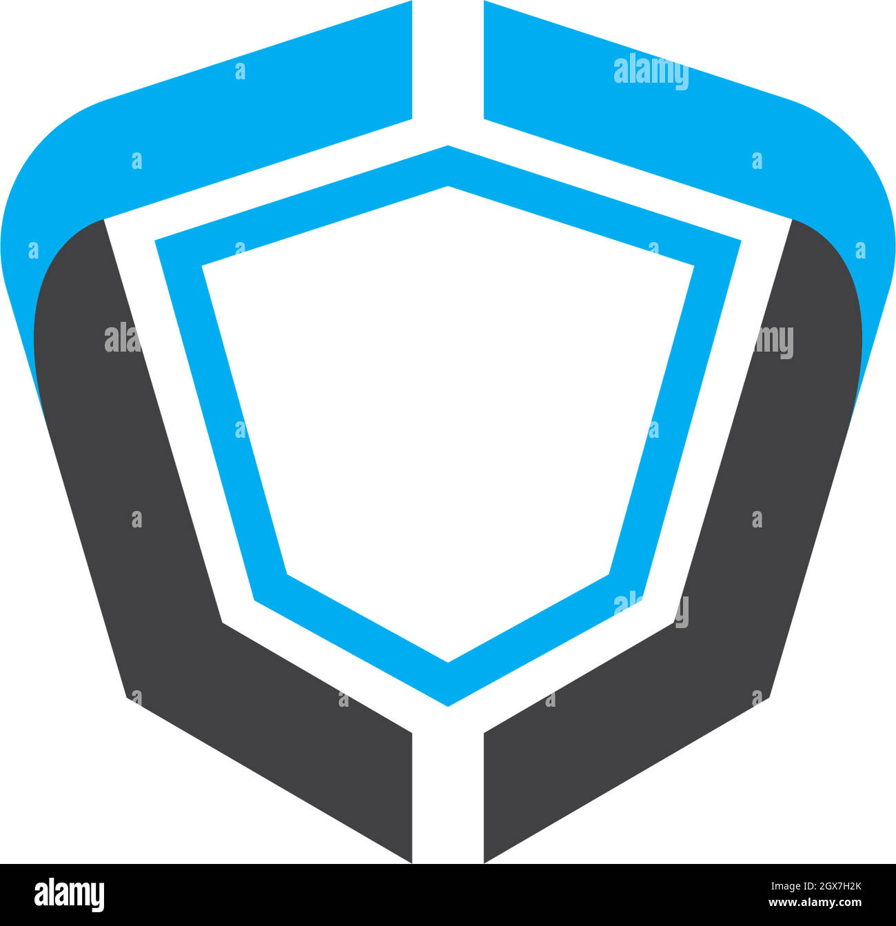 Shield symbol logo template vector Stock Vector Image & Art - Alamy