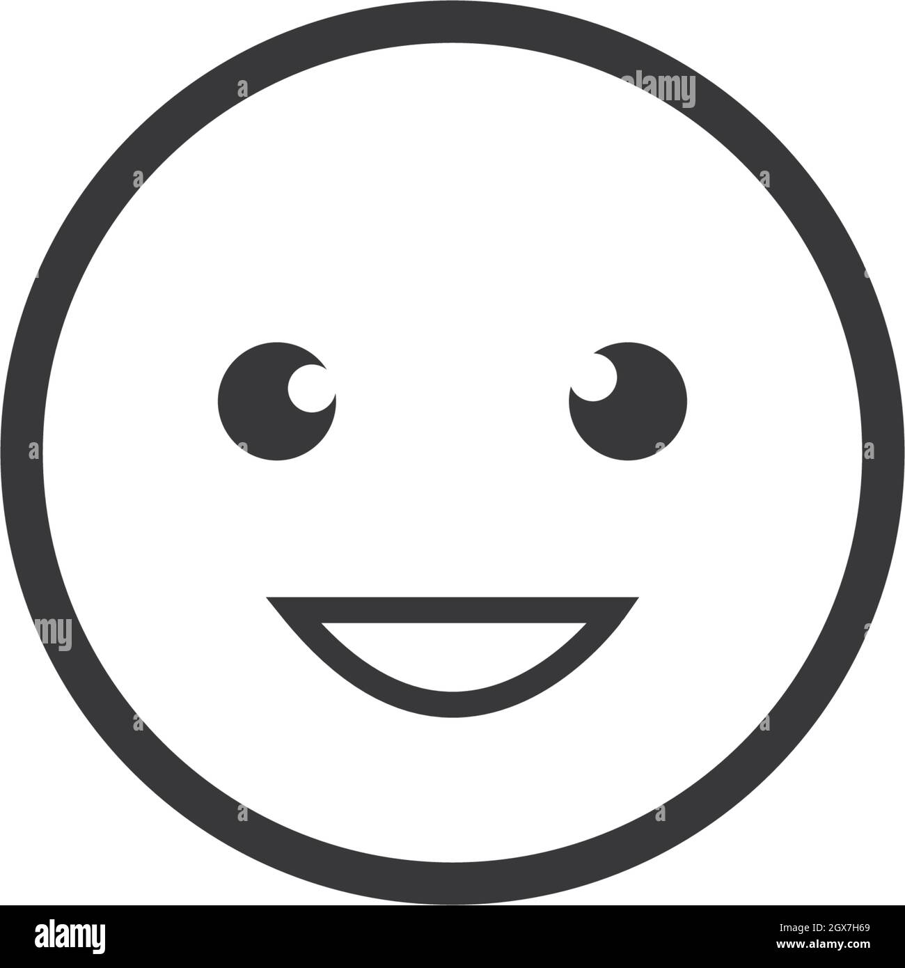 Emoticon template face expression icon vector Stock Vector Image & Art ...