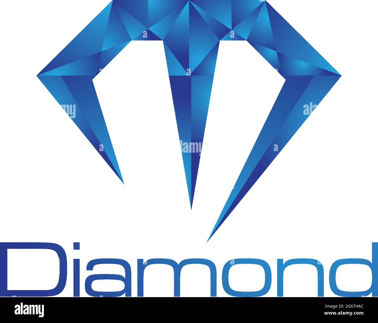 Diamond logo vector icon template Stock Vector Image & Art - Alamy