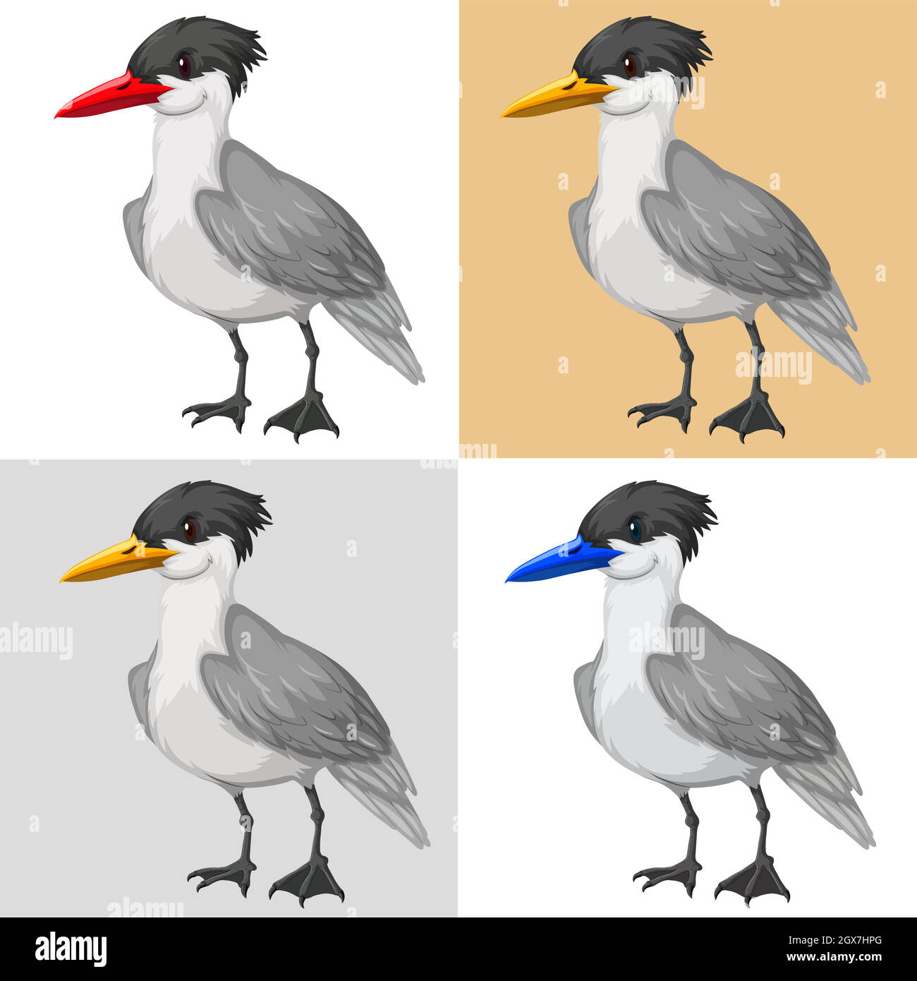 Colorful illustration background different Stock Vector Images - Alamy