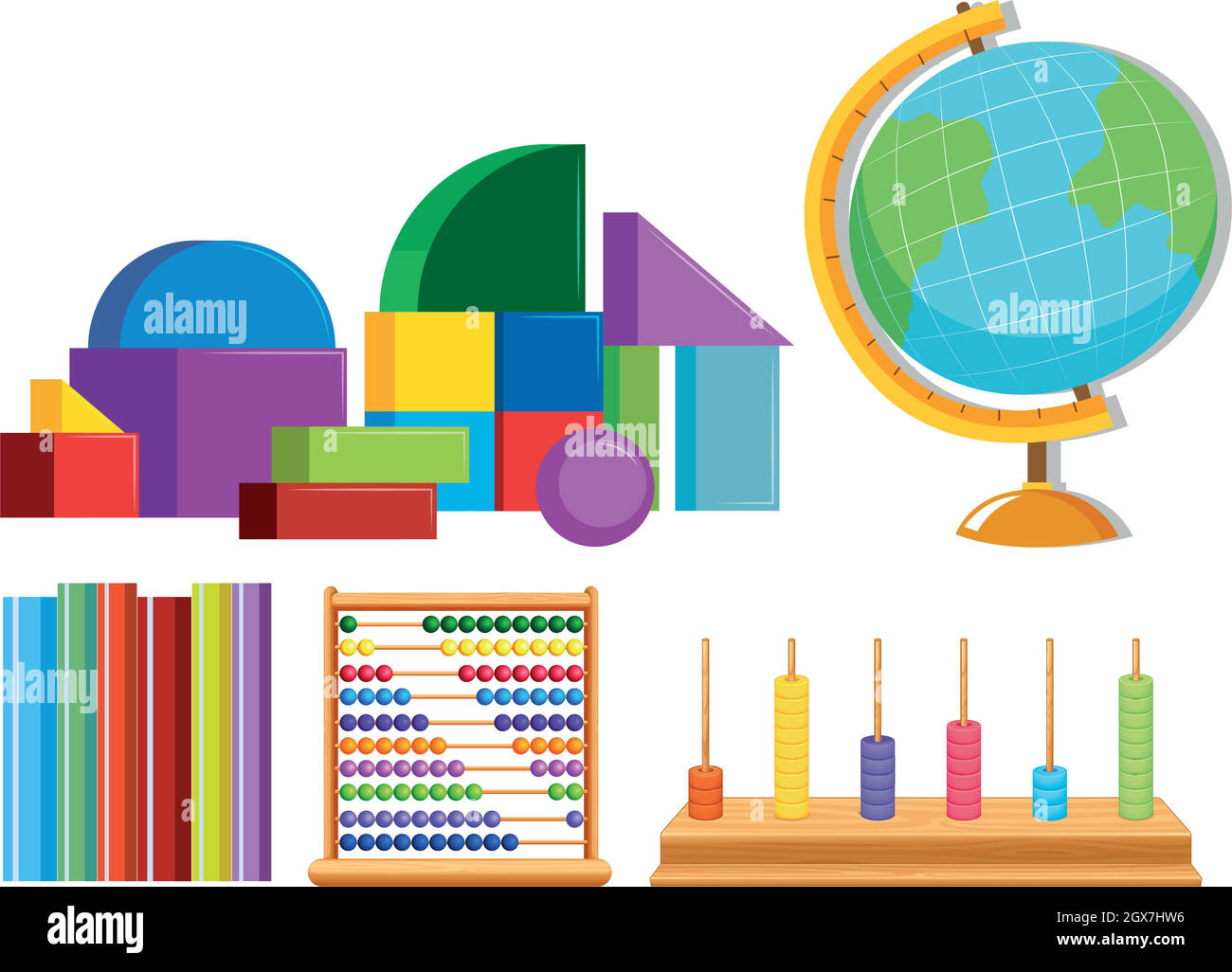 Math Supplies Clipart