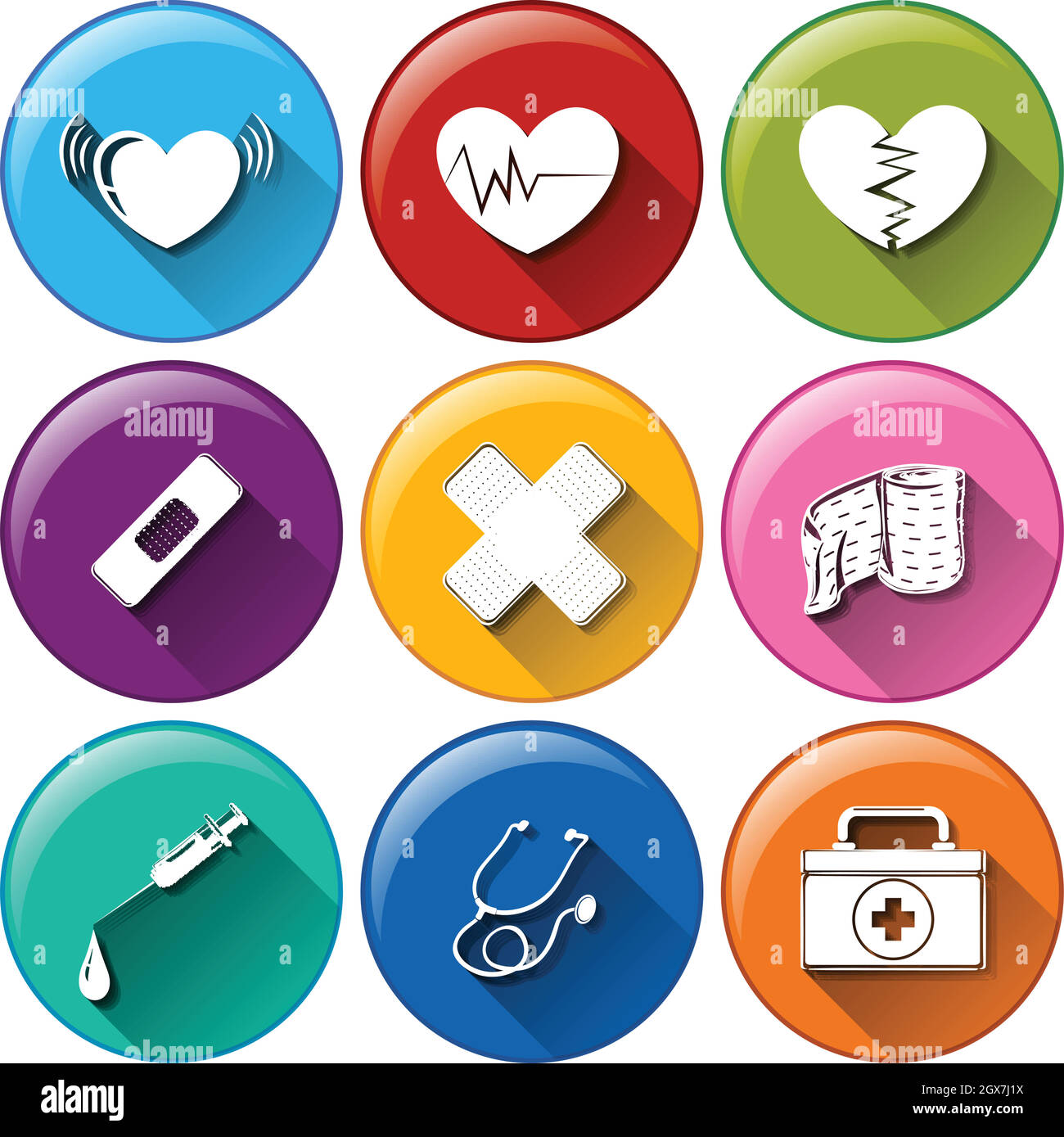 Medical icons hi-res stock photography and images - Alamy