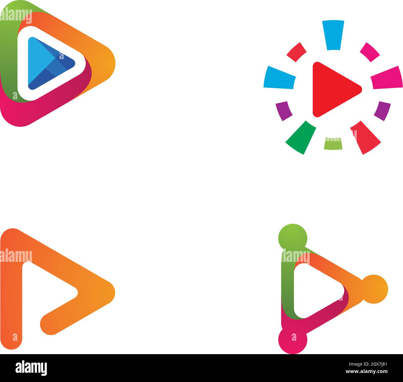 play logo Vector icon template Stock Vector Image & Art - Alamy