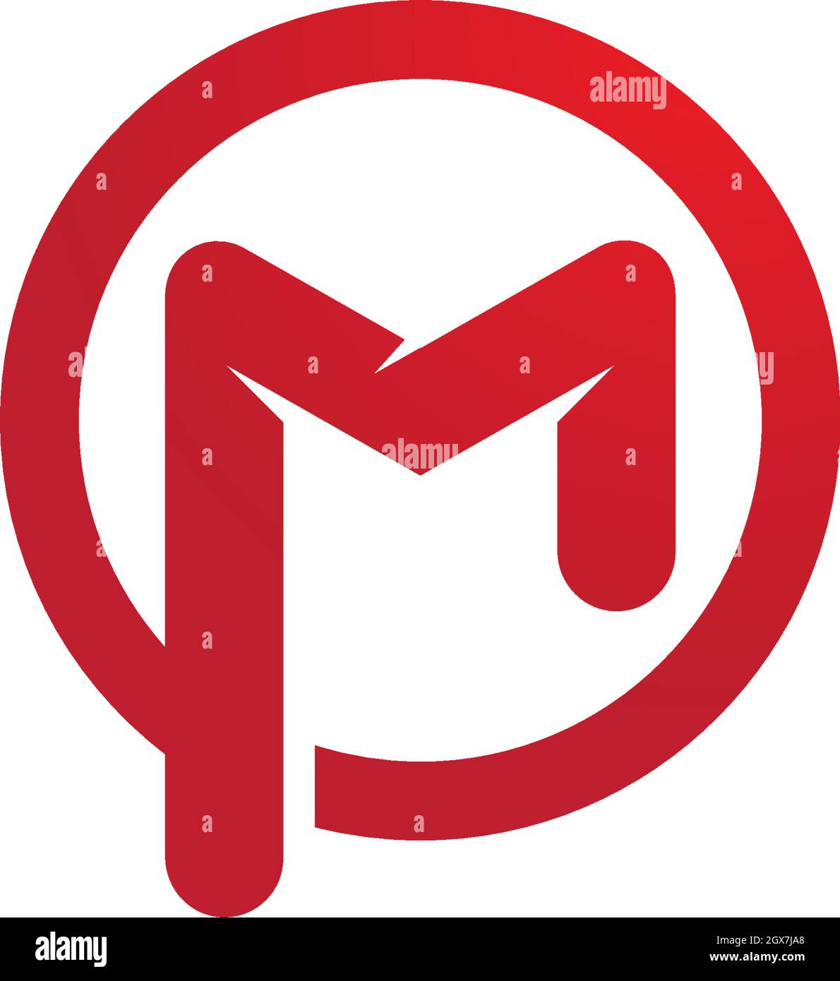 M Letter Logo Template Vector Illustration Stock Vector Image & Art - Alamy