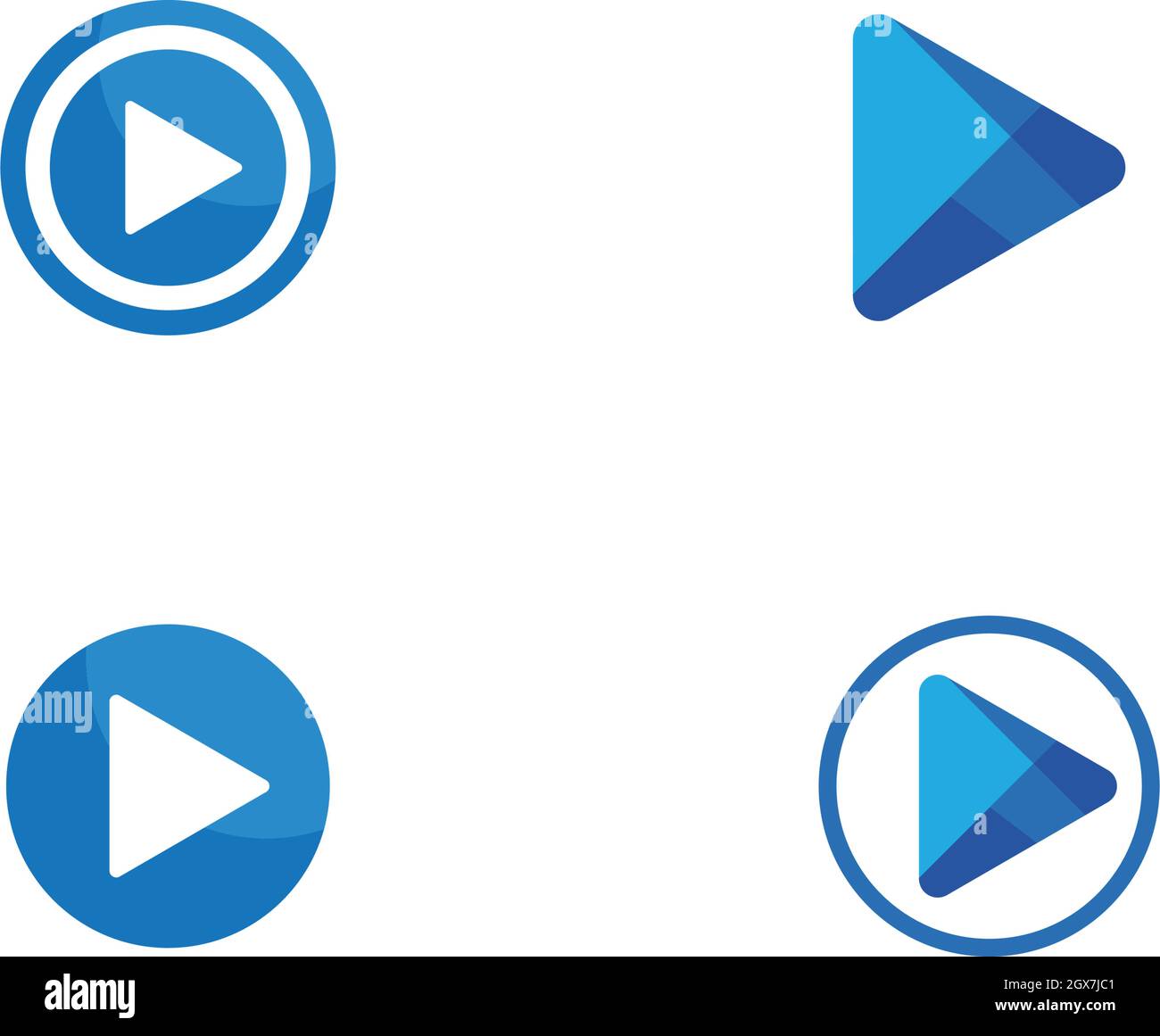 play logo Vector icon template Stock Vector Image & Art - Alamy