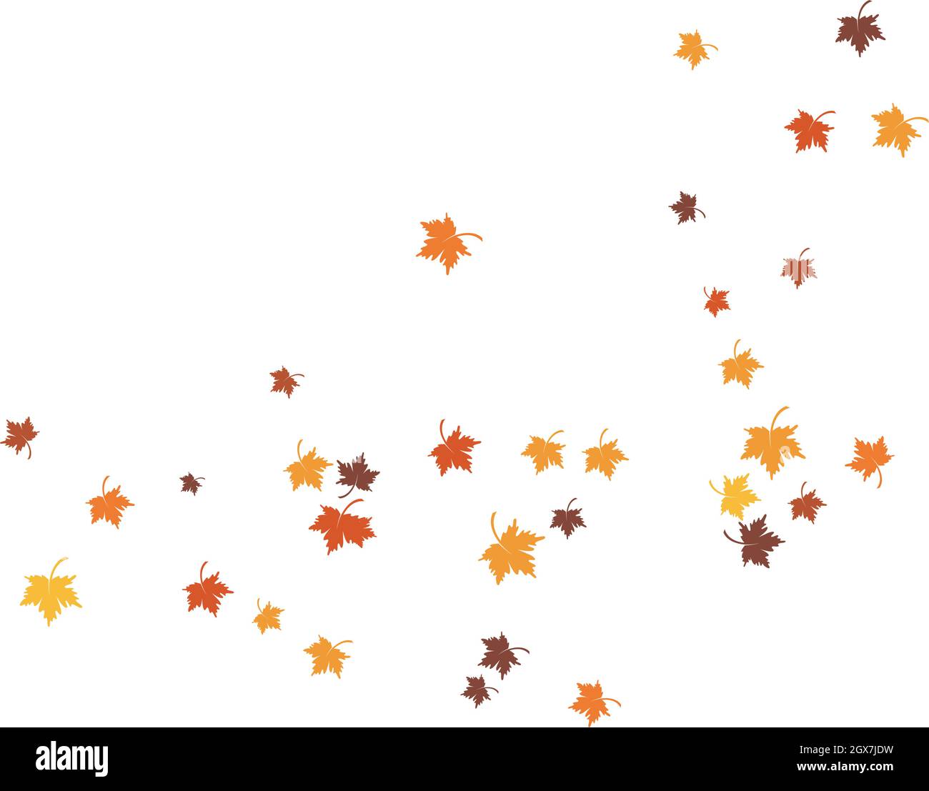 autumn Leaf background concept template vector illustration Stock ...