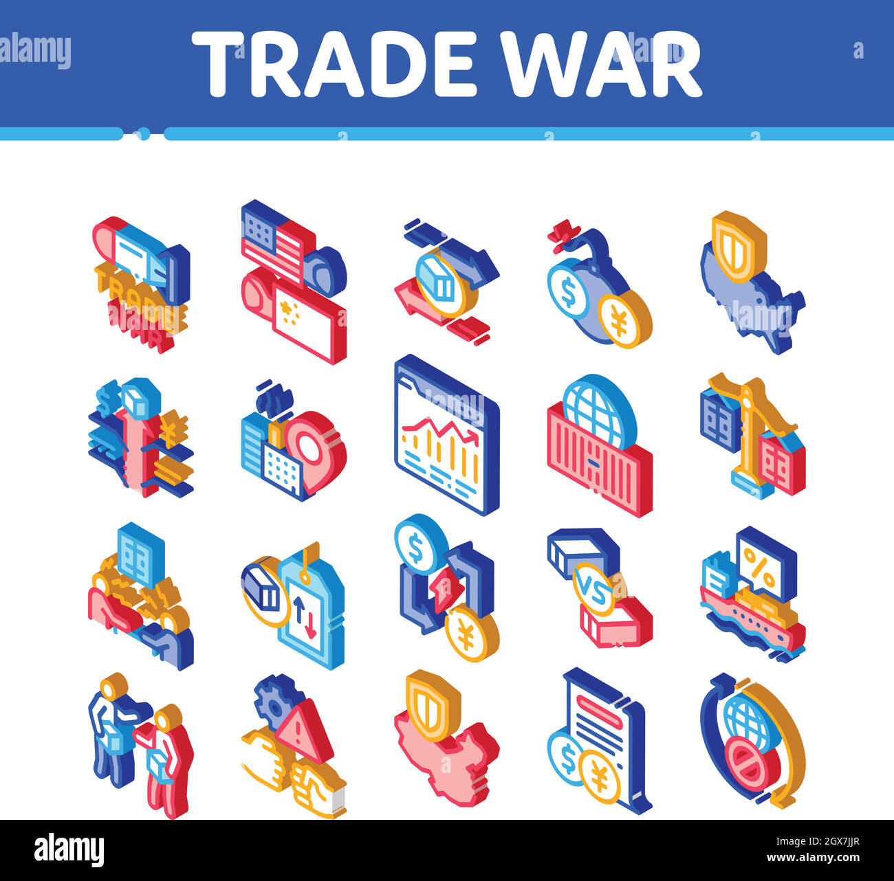 War trade Stock Vector Images - Alamy