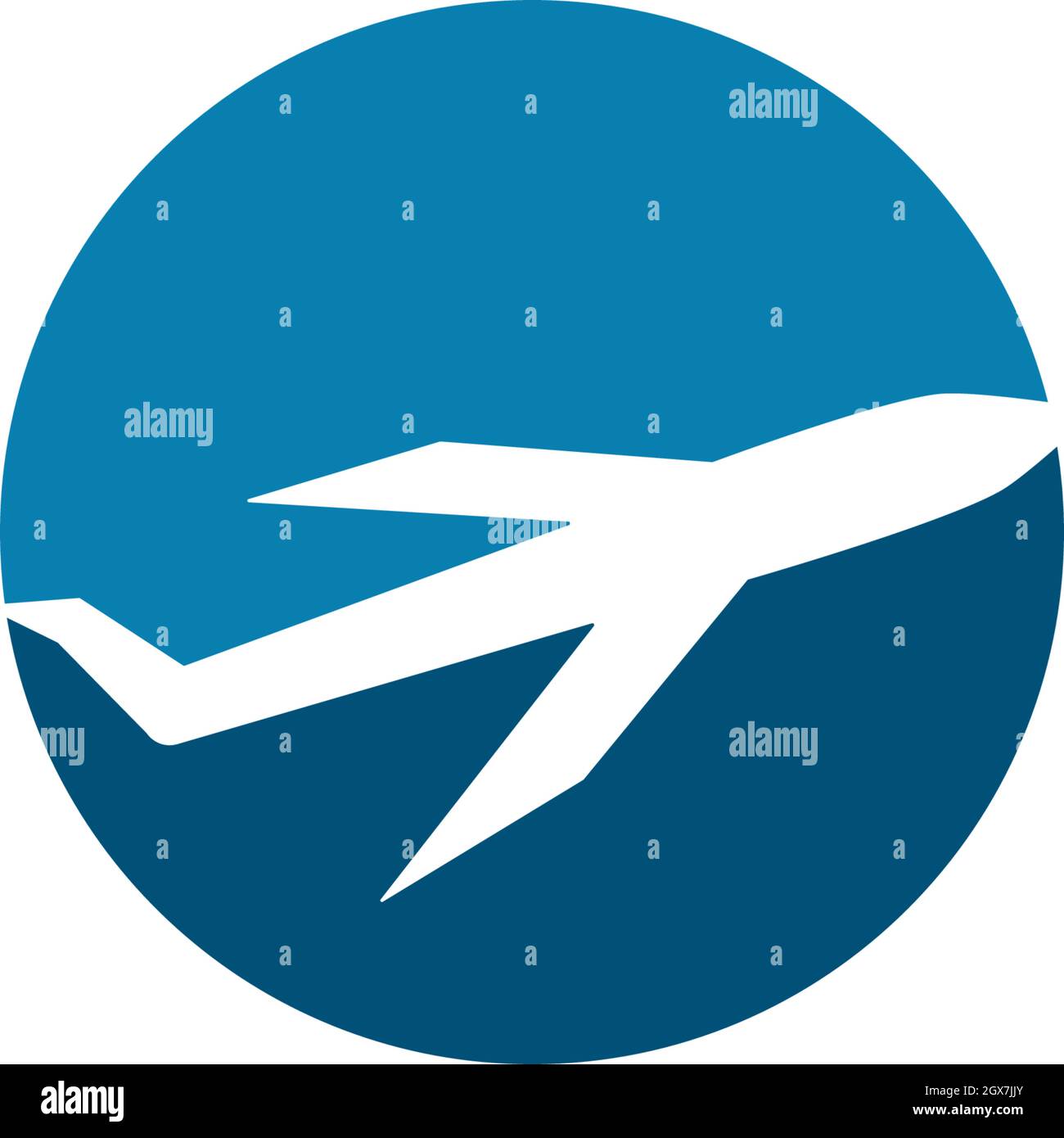 Plane logo vector templat Stock Vector Image & Art - Alamy