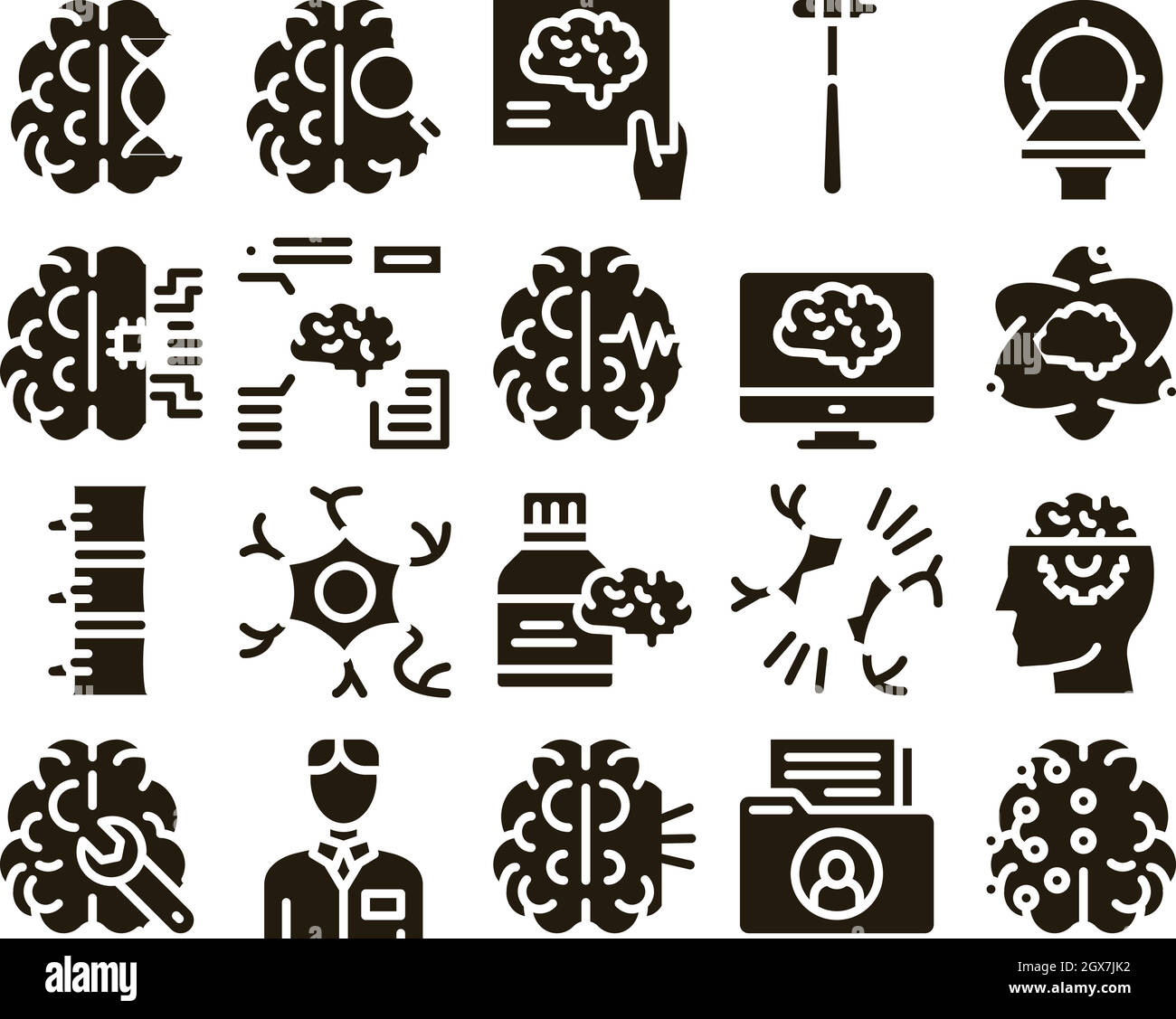 Neurology symbol hi-res stock photography and images - Alamy