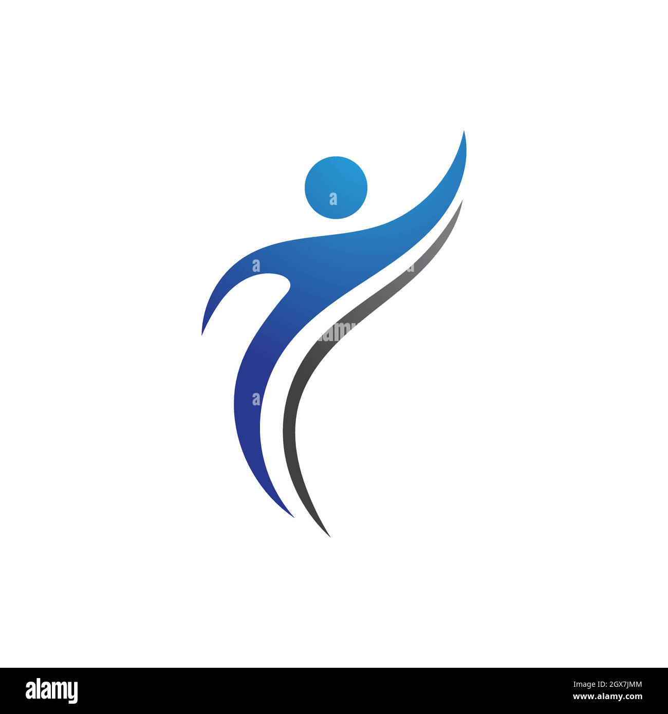 Fun fitness logo hi-res stock photography and images - Alamy