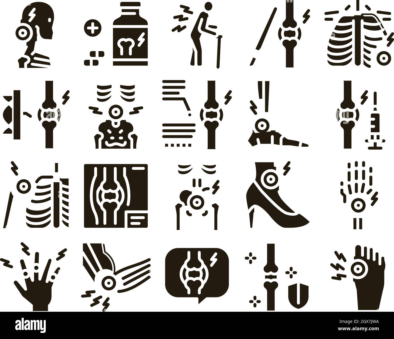 Joints arthritis Stock Vector Images - Alamy