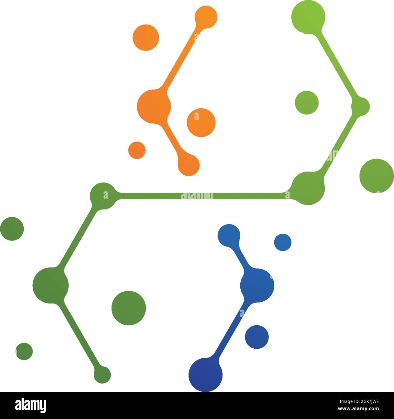 molecule logo vector icon template Stock Vector Image & Art - Alamy